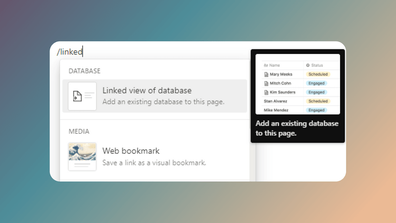 How To Create A Linked Database View In Notion: Quick Tutorial With 2 Methods (2024)